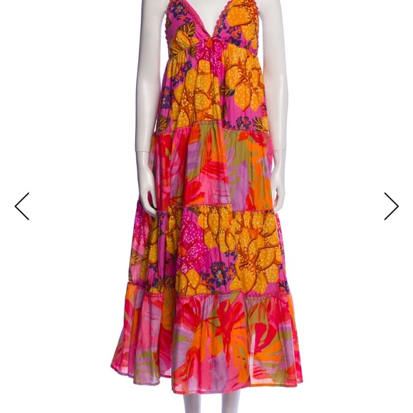 FARM Rio | Dresses | Farm Rio Nwt Floral Maxi Dress | Poshmark
